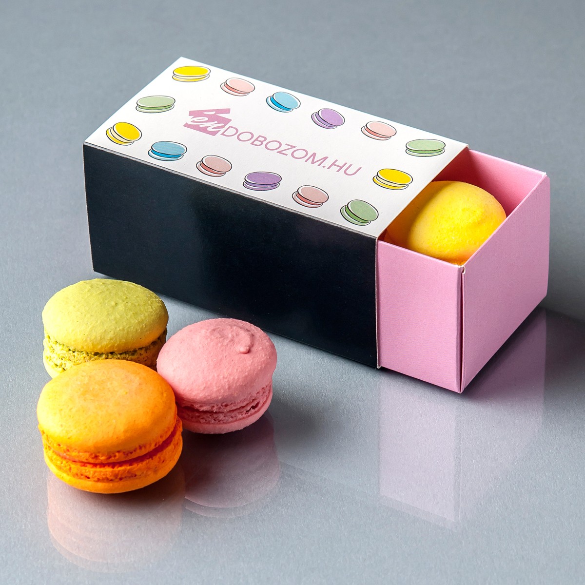 Egyedi Macaron Doboz Gyártás | Macaronos Doboz Rendelés | Éndobozom.hu