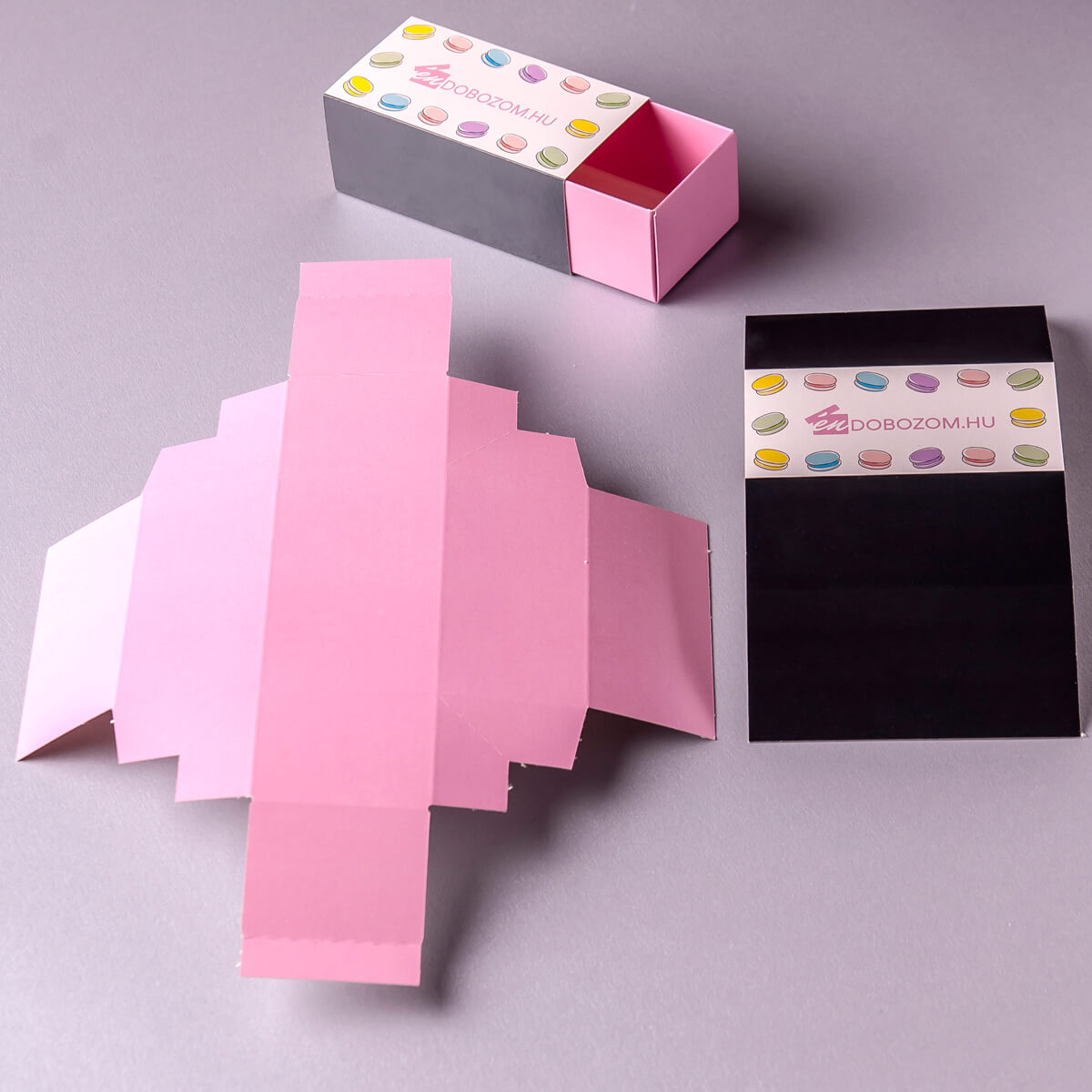 Egyedi Macaron Doboz Gyártás | Macaronos Doboz Rendelés | Éndobozom.hu